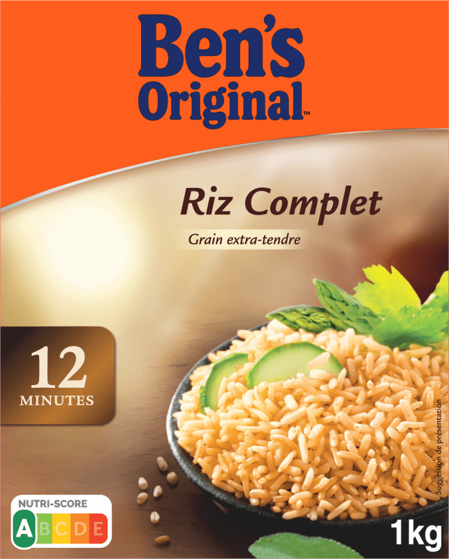 BEN'S ORIGINAL | Riz Complet 12mn Vrac 1kg